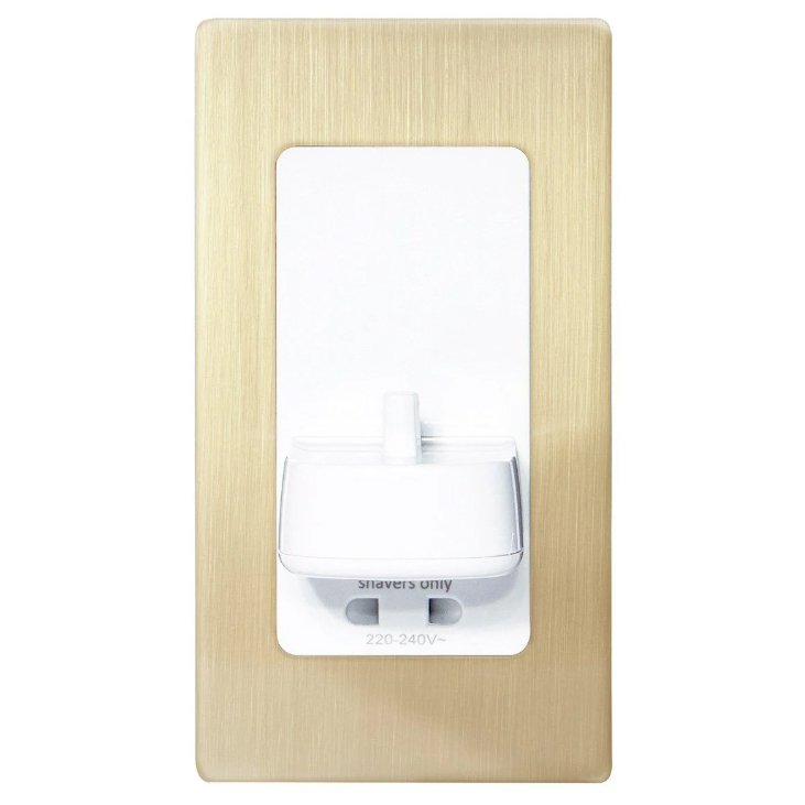 ProofVision In-Wall Toothbrush Charger With Shaver Socket - PV12