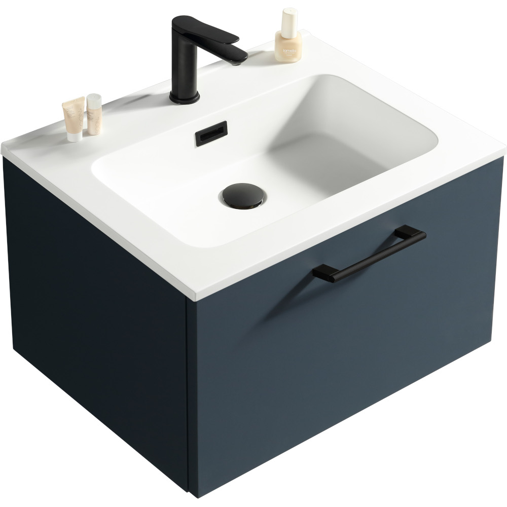 Piatta Midnight Shadow 600mm Wall Hung Vanity Unit - 4371