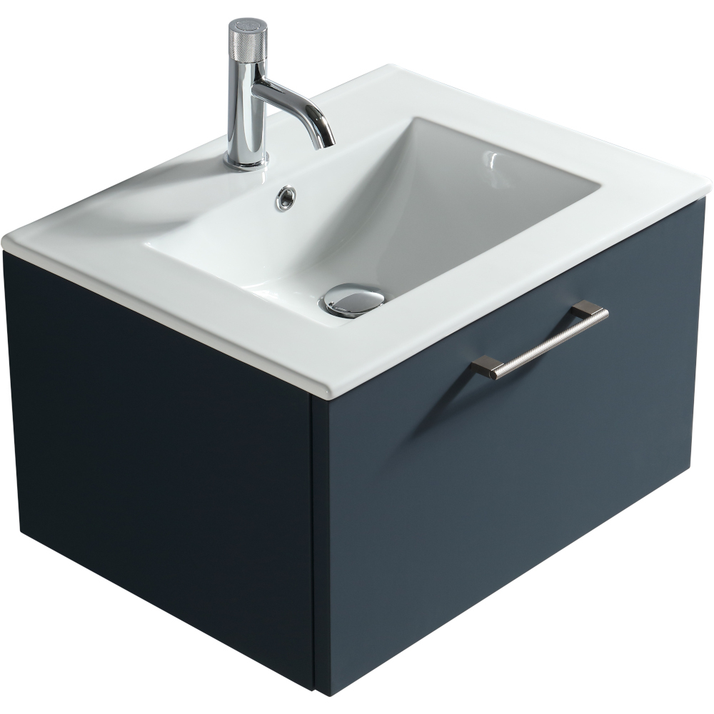 Piatta Midnight Shadow 600mm Wall Hung Vanity Unit - 4371