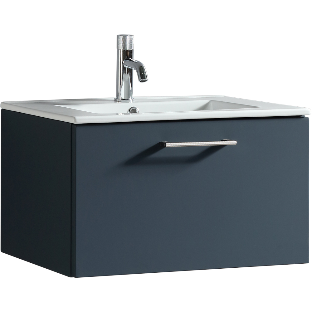 Piatta Midnight Shadow 600mm Wall Hung Vanity Unit - 4371