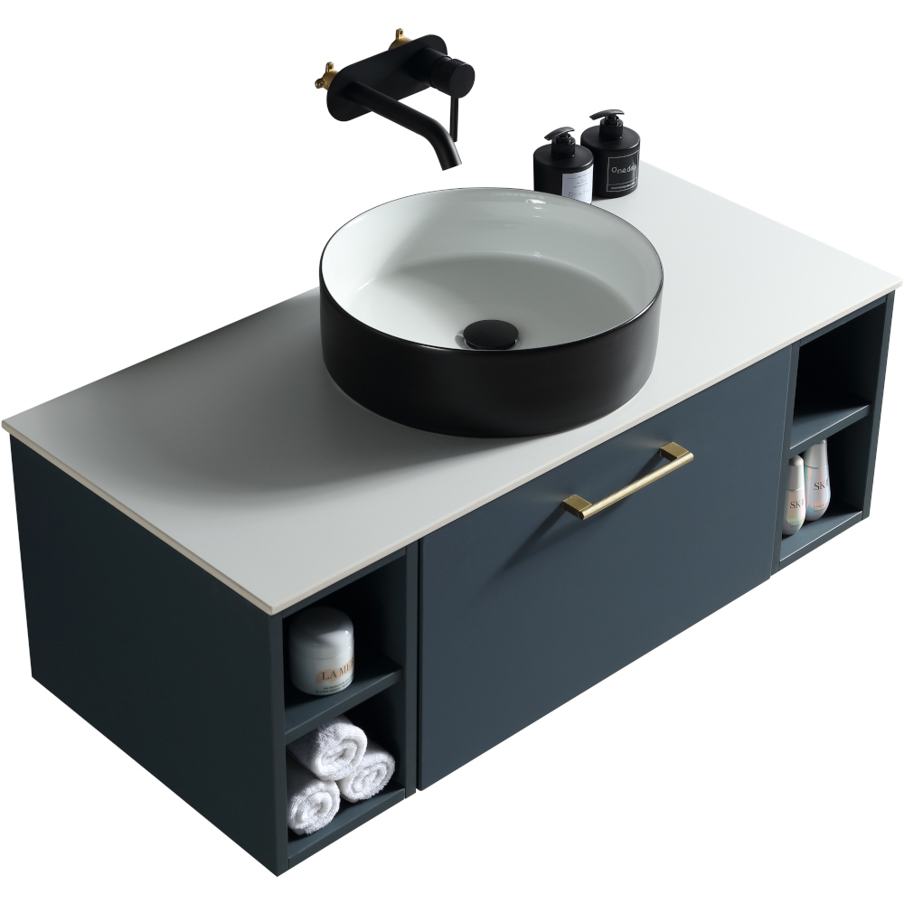 Piatta Midnight Shadow 1000mm Wall Hung Vanity Unit - 4423