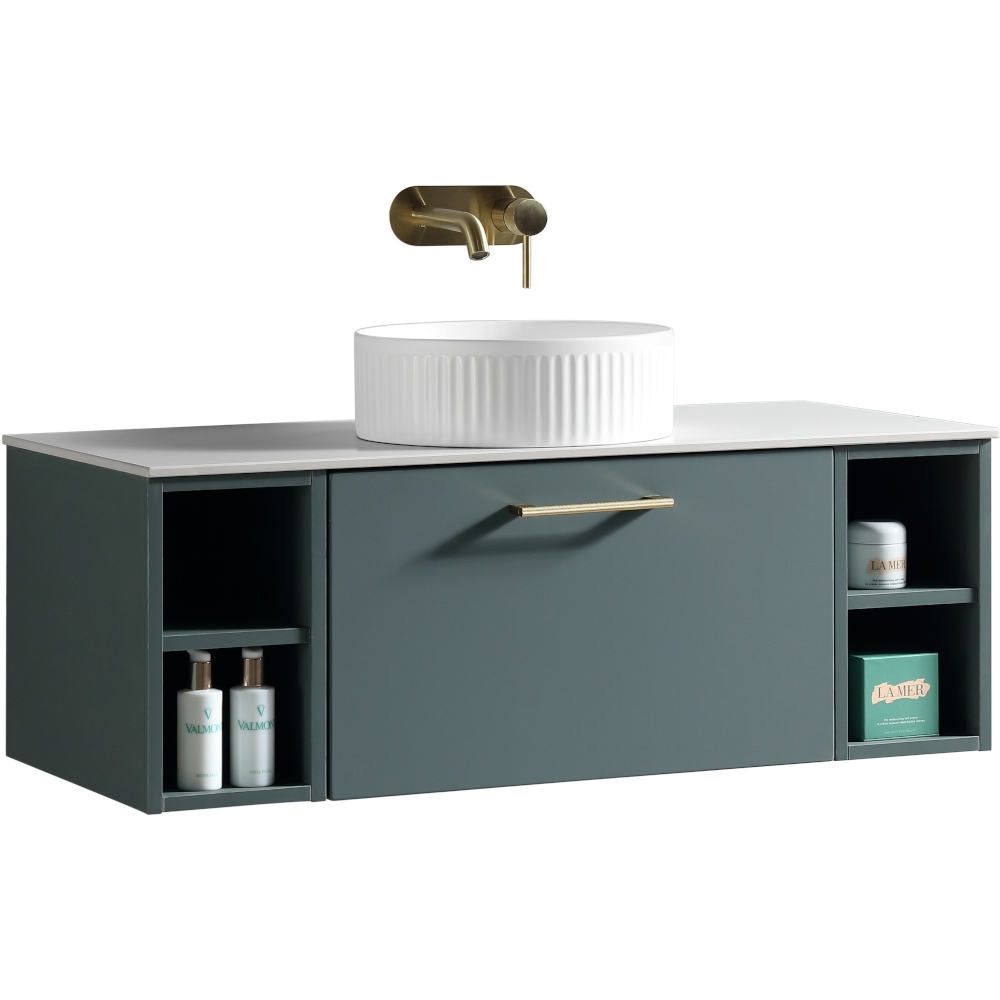 Piatta Smoked Sage 1000mm Wall Hung Vanity Unit - 4424