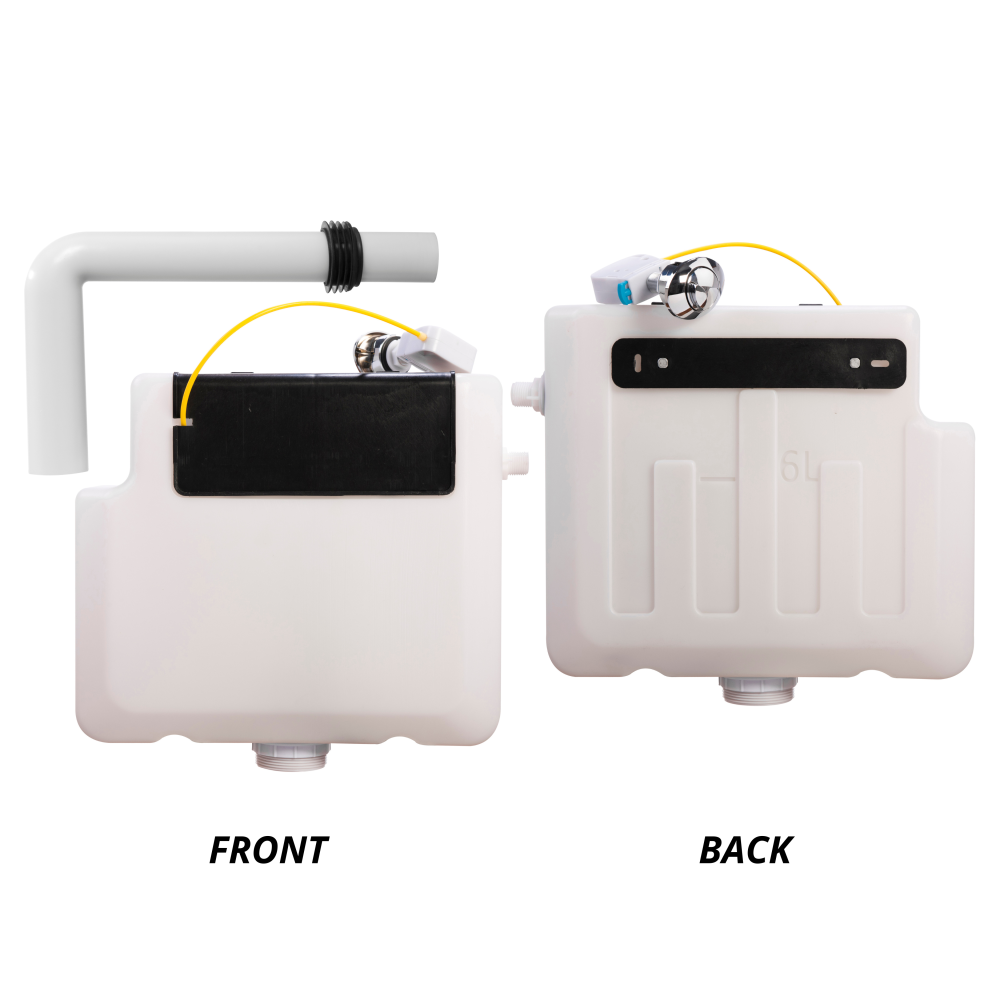 Porto Dual-Flush Concealed Cistern 4/6Ltr - Side Entry
