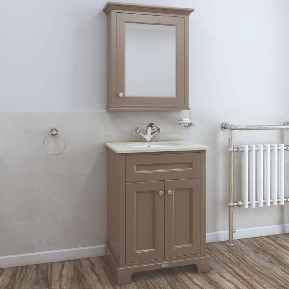 RAK Washington 600mm Traditional Vanity Unit in Cappuccino, RAKWBU60514