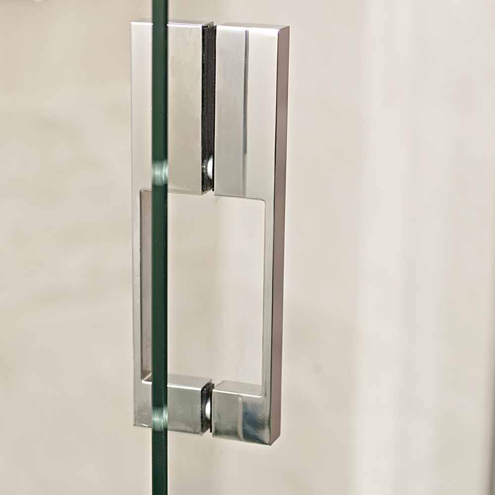 Roman Liberty 900mm Hinged Door for Corner & Optional Side Panel - 8mm ...