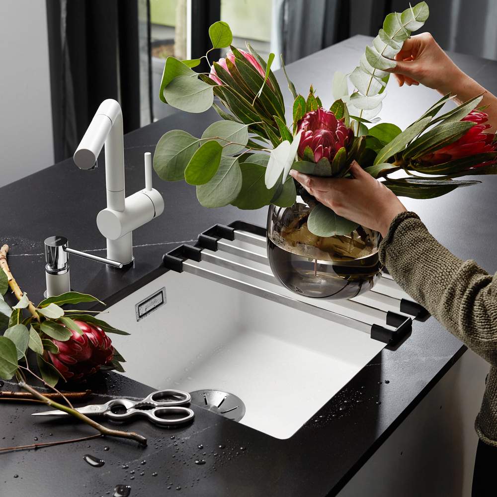 Blanco Subline 500 U Silgranit Kitchen Sink - White