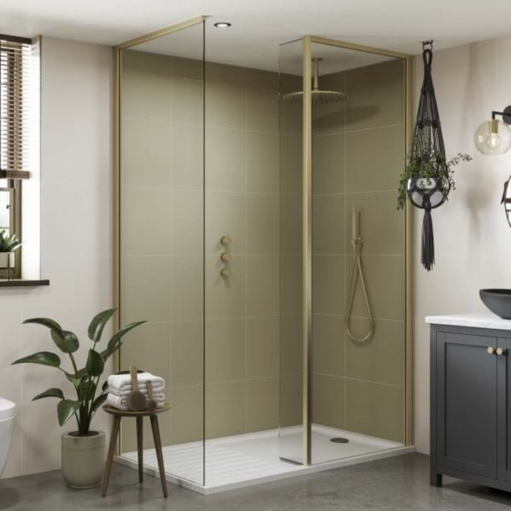 Multipanel Large Tile Walk in Shower Kit, Multipanel Large Tile Over ...