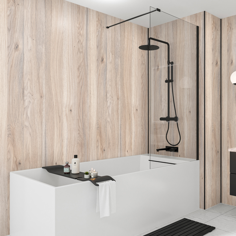 Mermaid Scandi Oak Shower Panel, Mermaid Timeless Trade