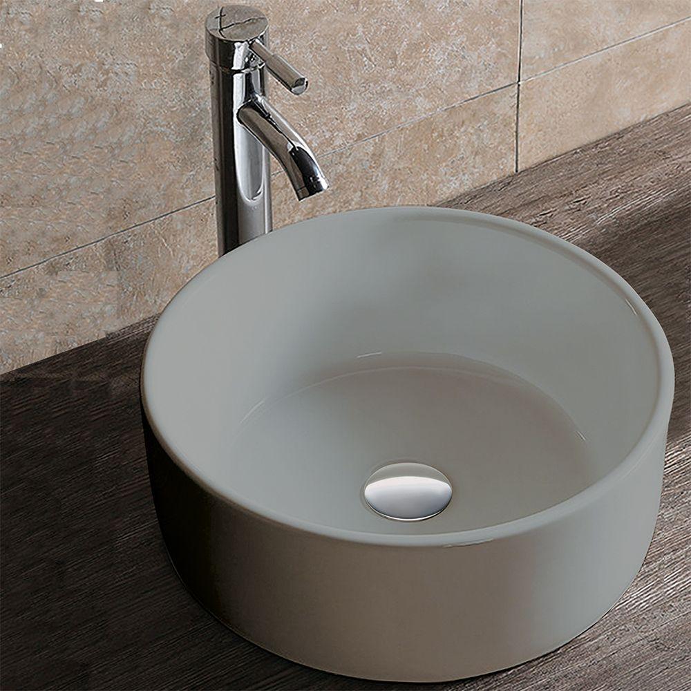Synergy Sella 460mm Matt Grey Countertop Basin - SY-CTB6114AG