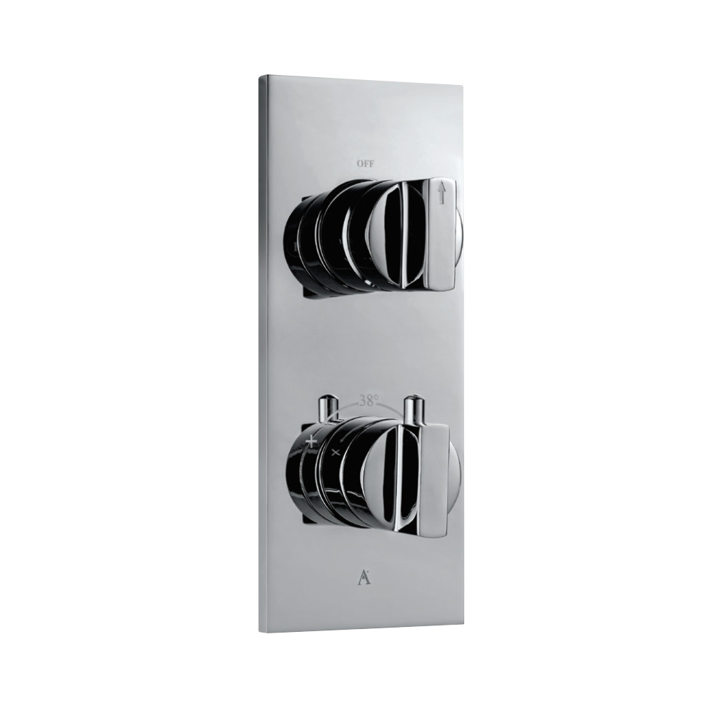 Artize Concealed Thermostatic Shower Valve With 2 way Diverter In Black ...