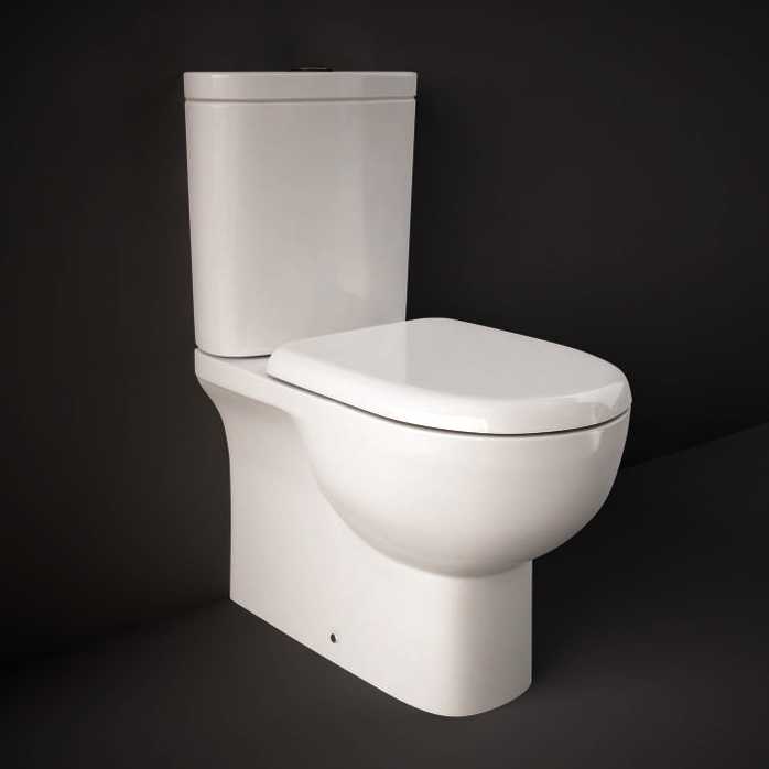 RAK Tonique Flush to Wall Closed Coupled Toilet, TONBTWPAK015 / TONCIST