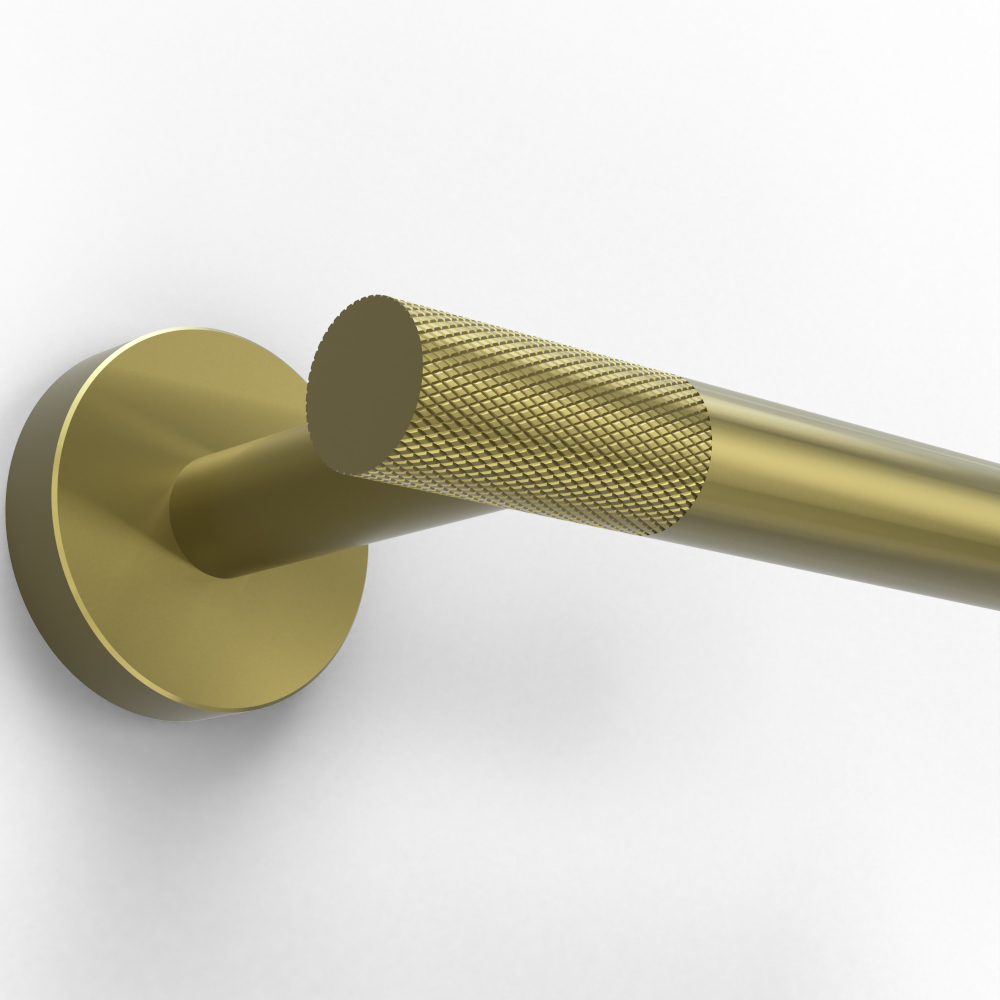 Origins Living Turner Open Brushed Brass Towel Rail