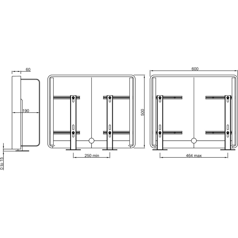 Abode Tableau Shelf and Cava Round Basin Set in Chalk White with ...