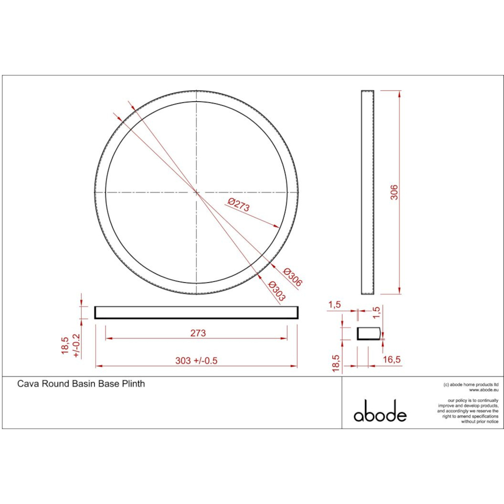 Abode Tableau Shelf and Cava Round Basin Set in Pebble Grey with Matt ...