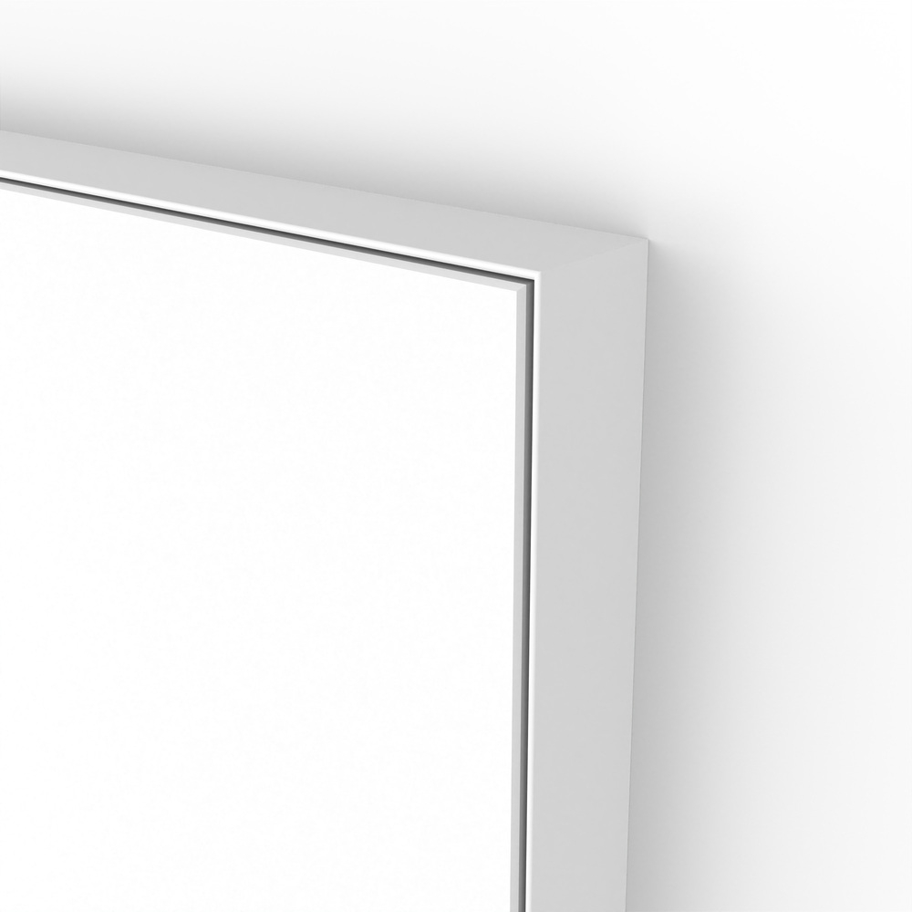 Origins Living Tate 140 Matt White Rectangular Mirror
