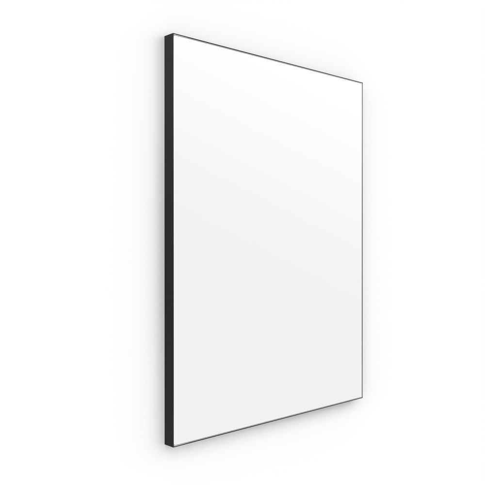 Origins Living Tate 60 Matt Black Rectangular Mirror