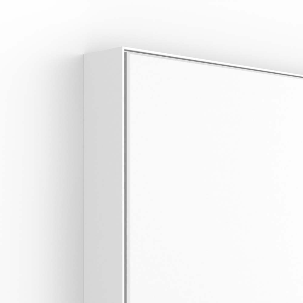 Origins Living Tate 70 Matt White Rectangular Mirror