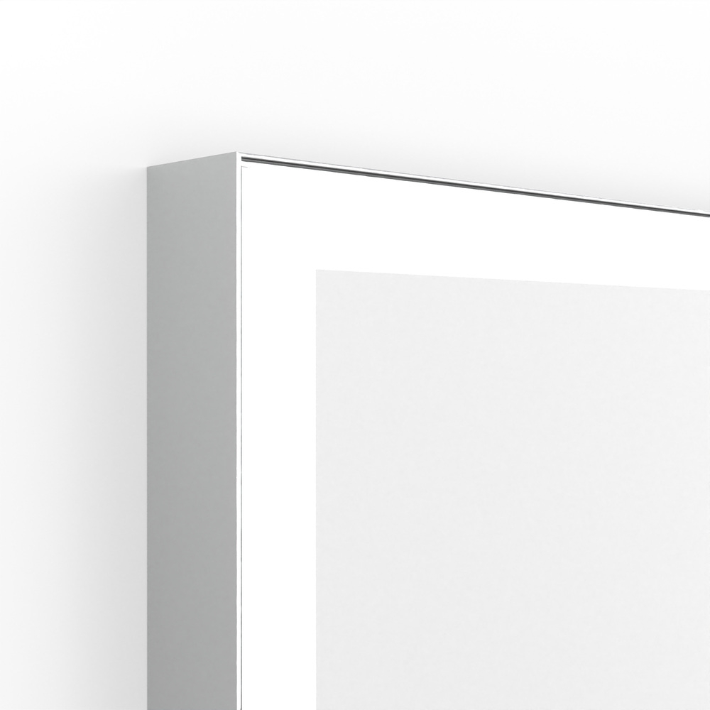 Origins Living Tate 100 Polished Chrome Rectangular Illuminated ...
