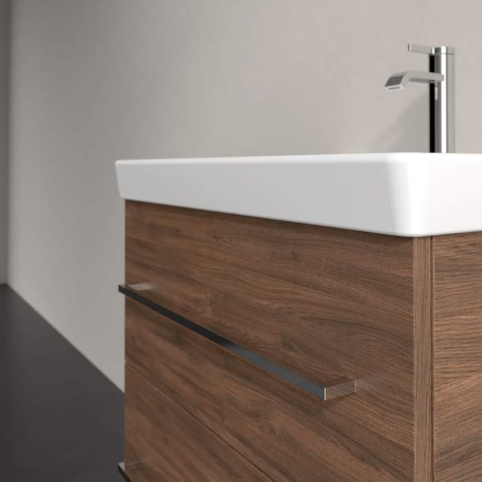 Villeroy & Boch Avento 580mm Bathroom Vanity Unit And Basin 2 Drawers ...