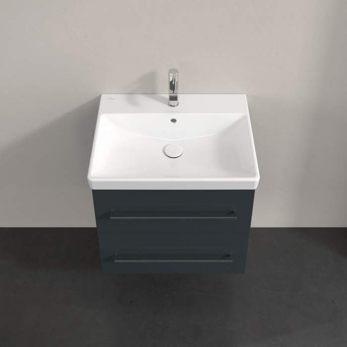 Villeroy & Boch Avento 580mm Bathroom Vanity Unit And Basin 2 Drawers ...