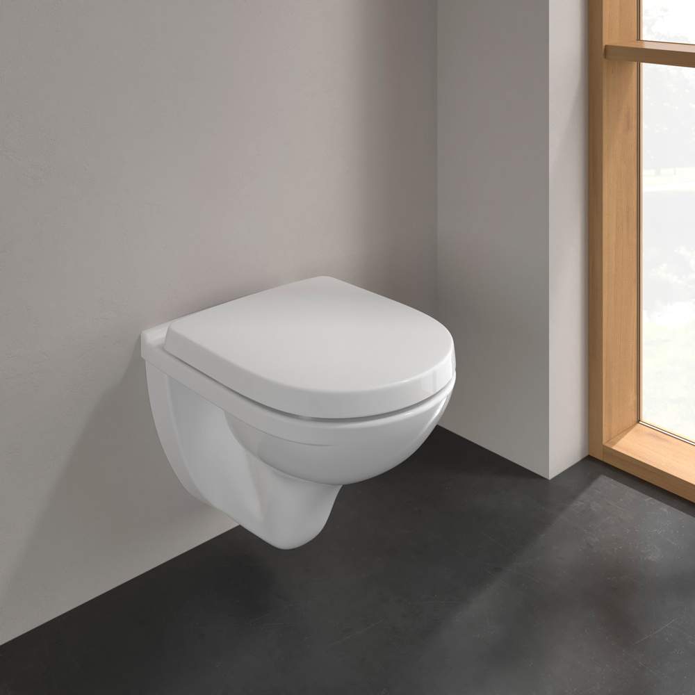 Villeroy & Boch O.novo Compact Washdown Rimless Wall Mounted Toilet ...