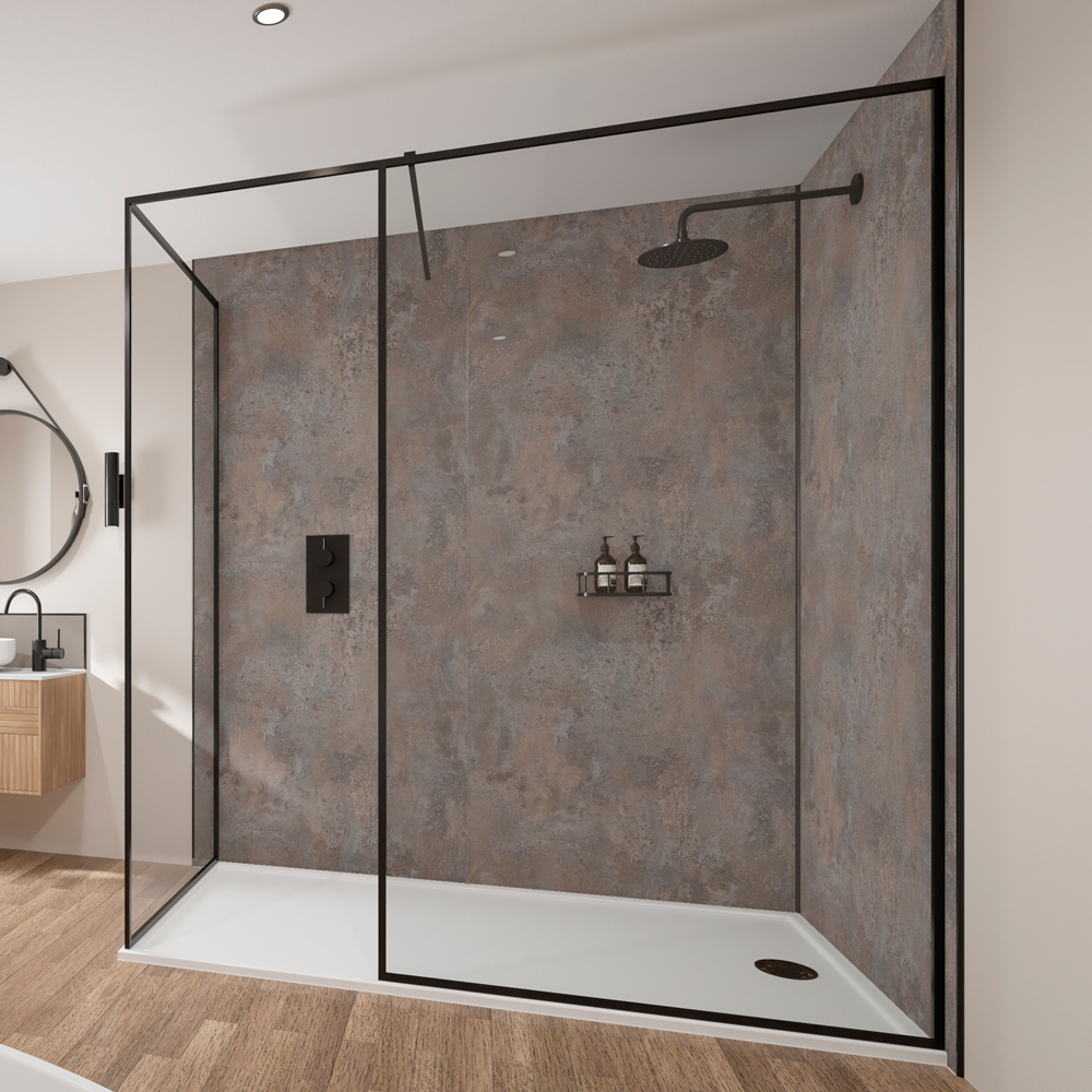 Mermaid Vintage Concrete Shower Panel, Mermaid Timeless Trade