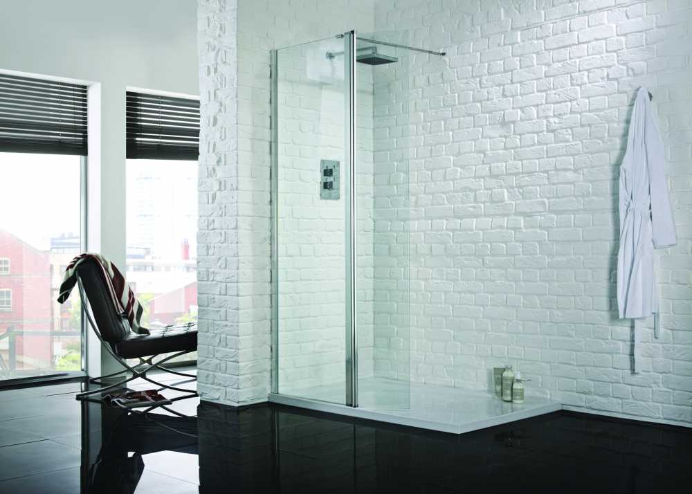Wetroom 8 Aquadart 600mm Wetroom Shower Screen Aq8241s