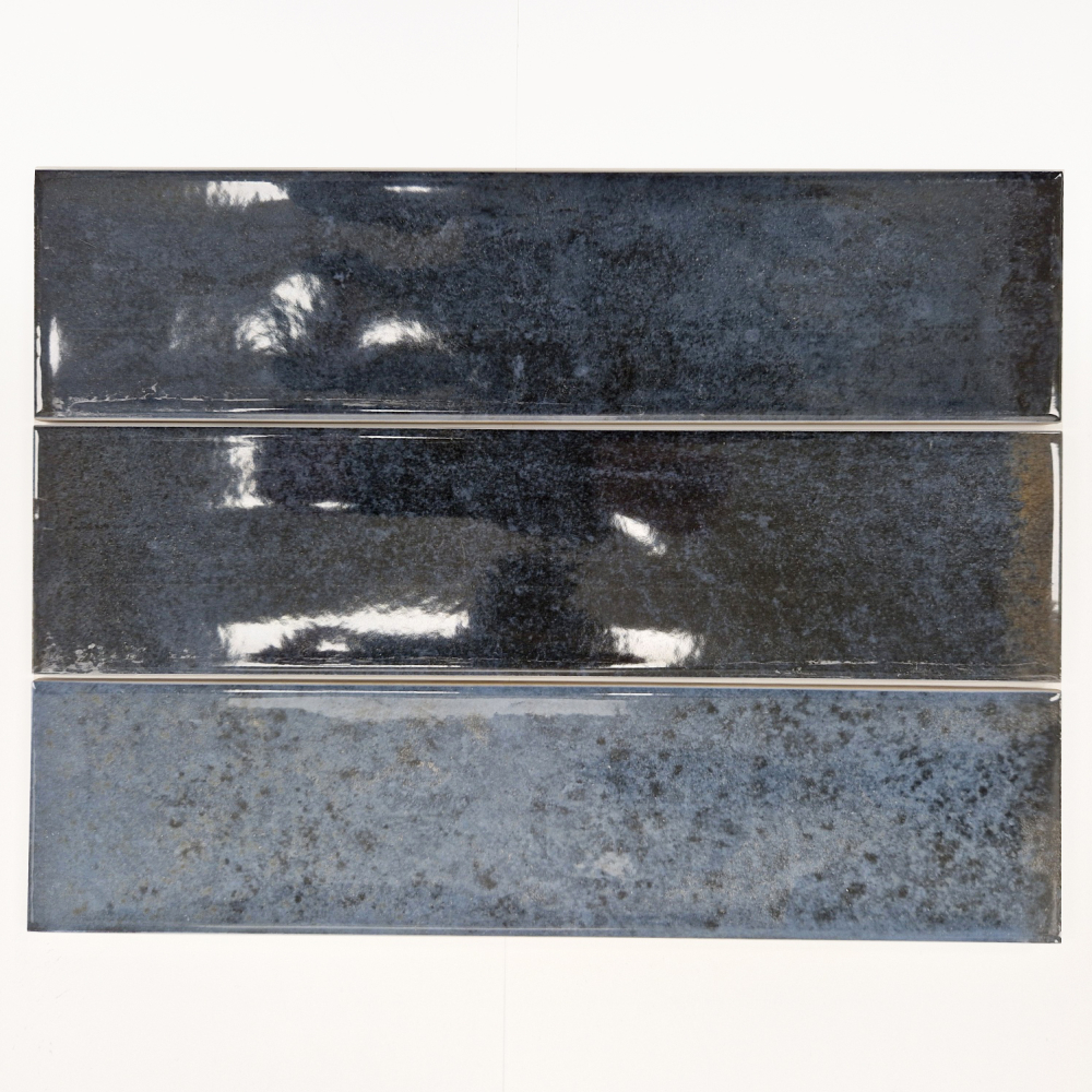 Zafiro Blue Brick Rambla Esmeralda Ceramic Tile - 300x75 - 1.25pm2 ...