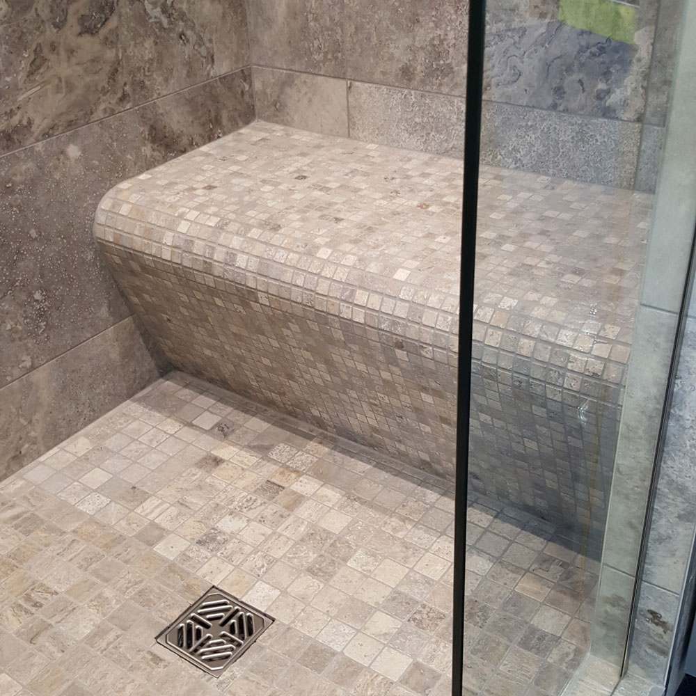 Abacus Elements Tileable Standard Shower Seat Bench for Wet Room - EMSC ...