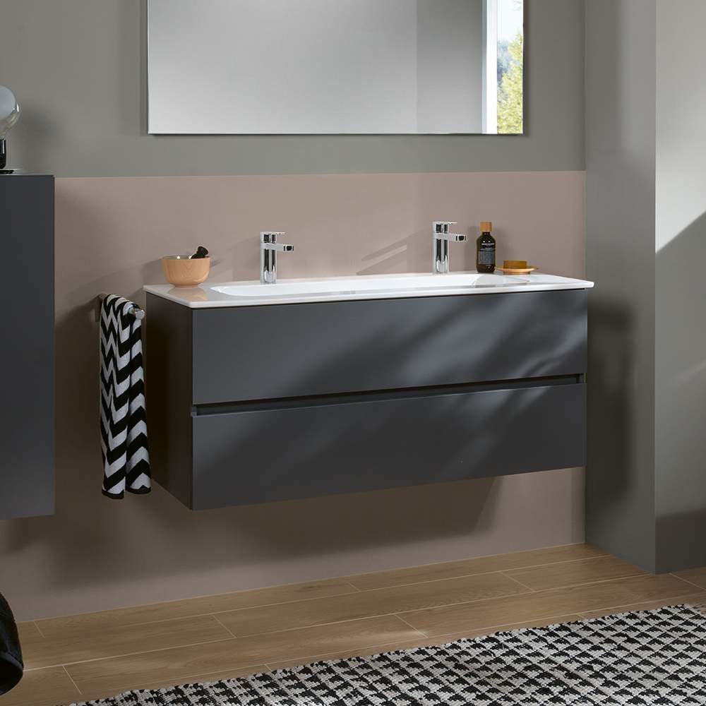 Villeroy & Boch Arto 1200mm 2 Drawer Bathroom Vanity Unit And Basin ...