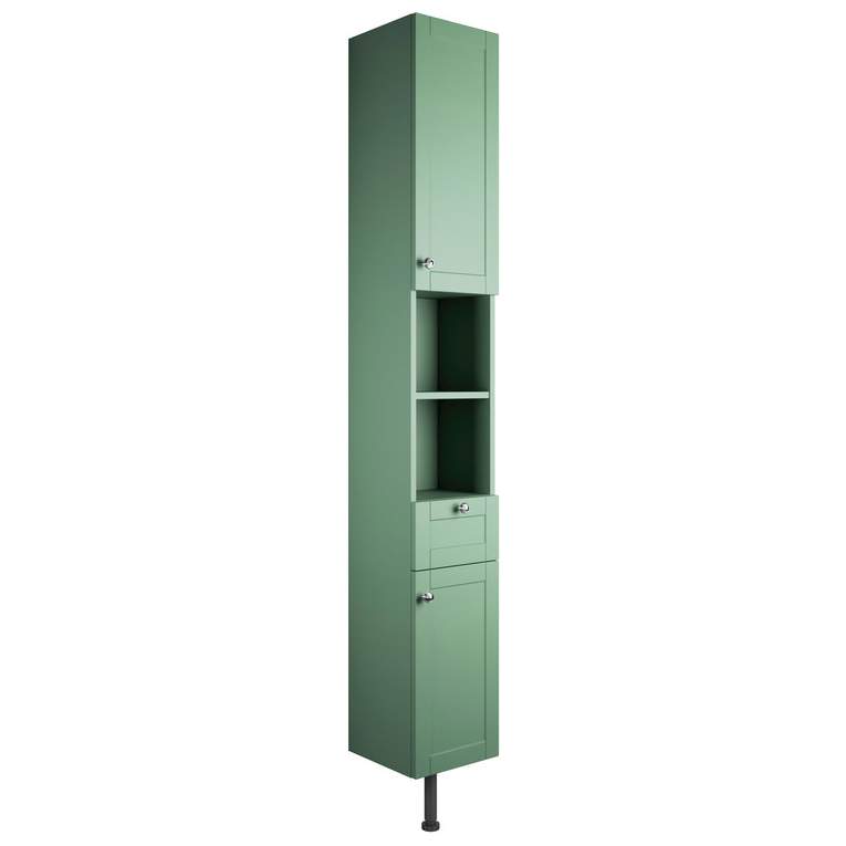 Bali 300mm Matt Sage Green 2 Door Tall Unit - RDBS106191