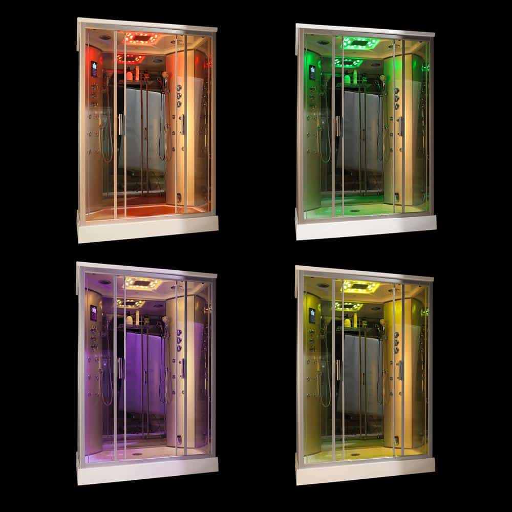 Vidalux Tempest Twin Steam Shower Pod - 1400 x 900 | Tempest