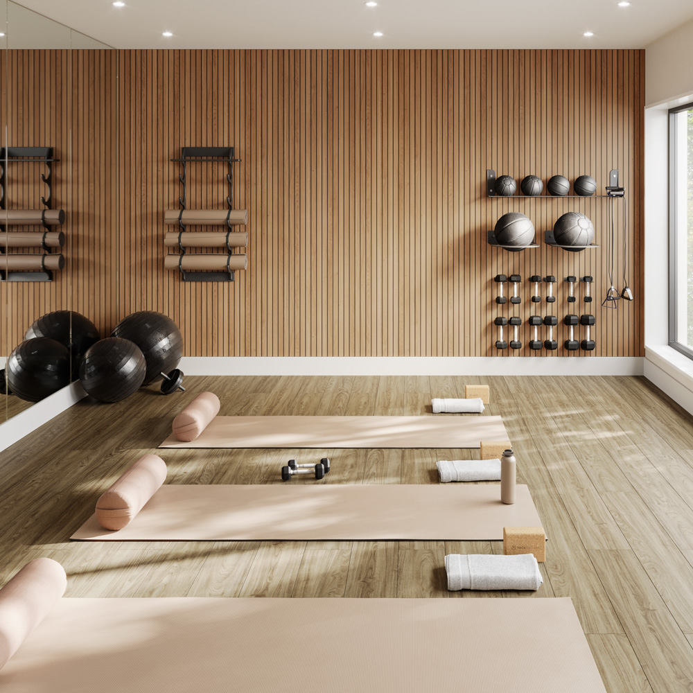 Brown Cuneo Oak Naturepanel, Brown Cuneo Oak Naturepanel Slat Wall Panel