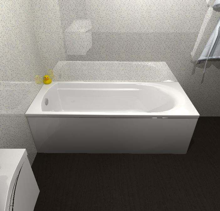 Carron Arc 1700 x 700 Single Ended Bath 5mm, 353906WT | Rubberduck ...