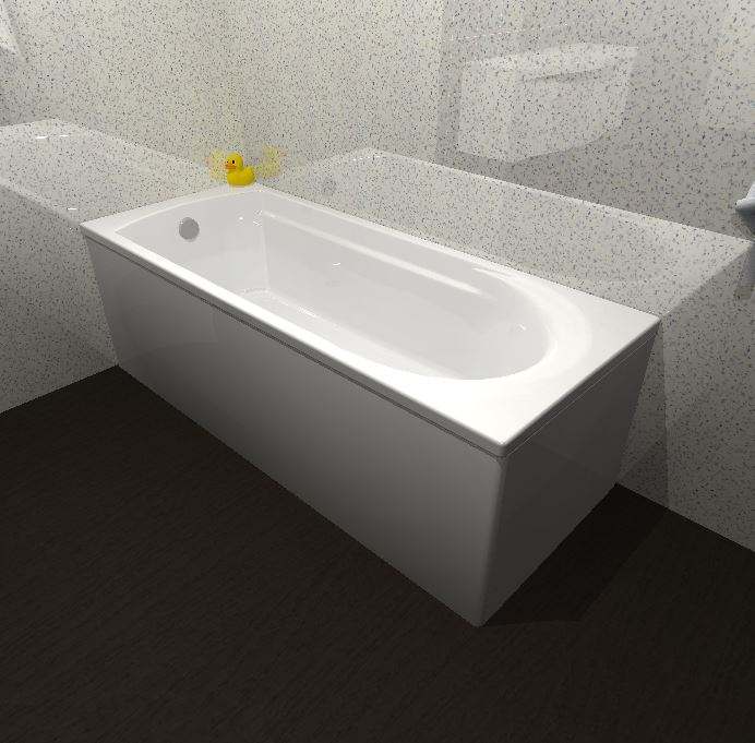 Carron Arc 1700 x 700 Single Ended Bath 5mm, 353906WT | Rubberduck ...