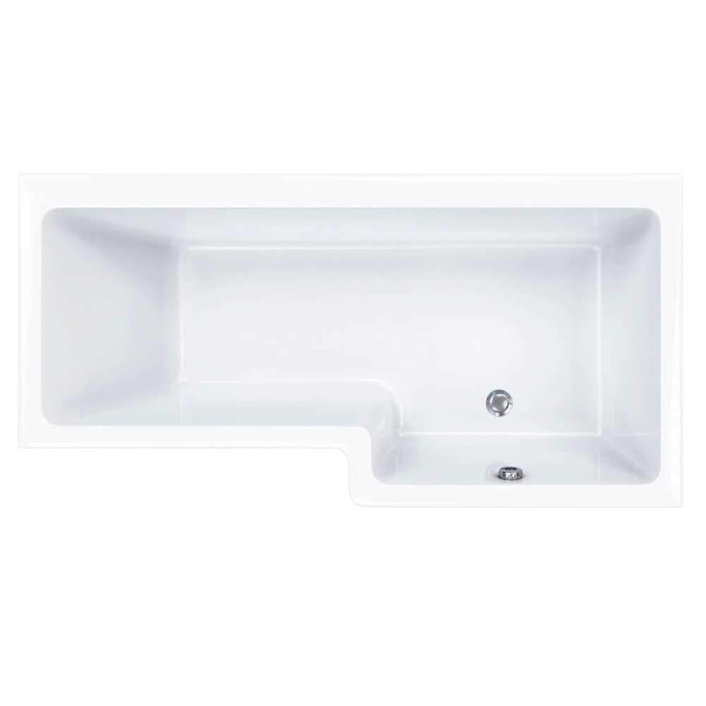 Carron Quantum 1600 x 700/850 Square Shower Bath Carronite, 02387 / ...