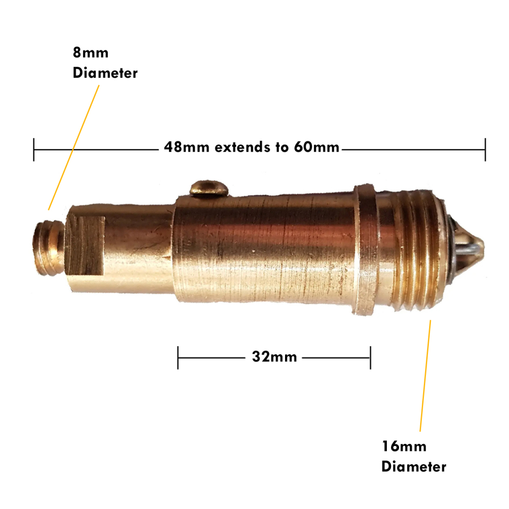 60mm Click Clack Sprung Waste Replacement Spring Mechanism - Click200