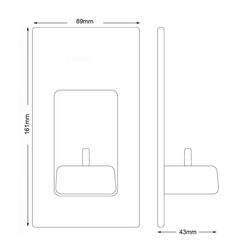 ProofVision In-Wall Toothbrush Charger - PV10P