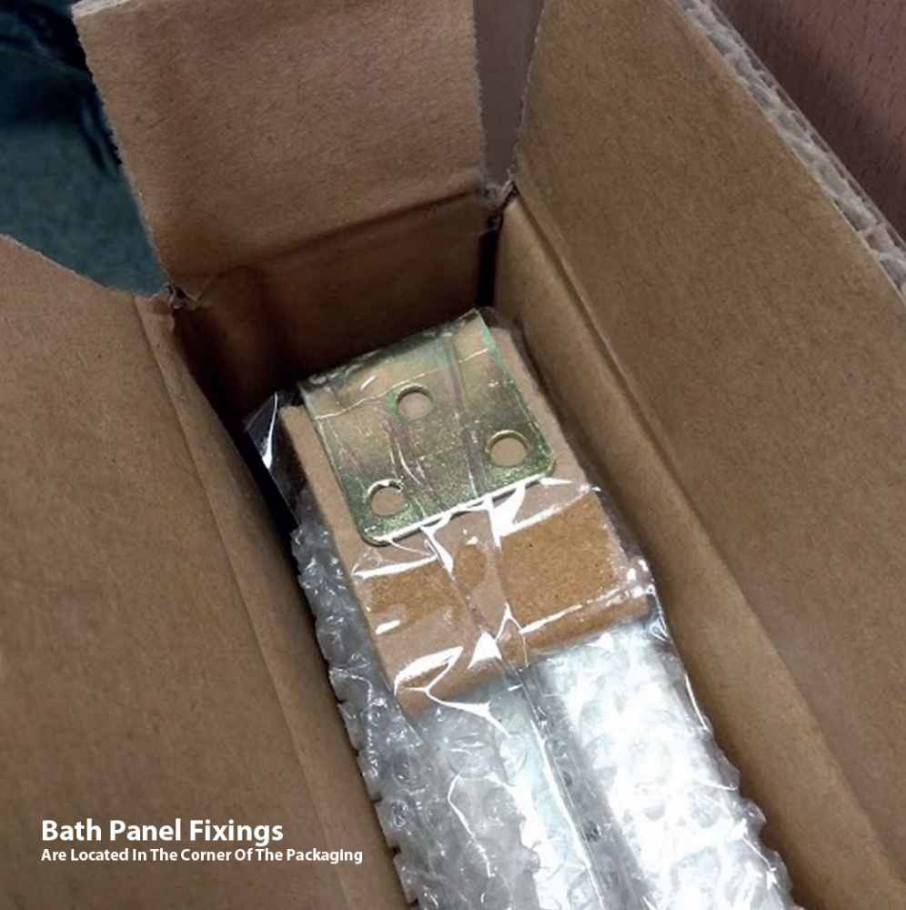 Halite Gloss White 1700mm Waterproof Bath Panel - Rated 5 Star