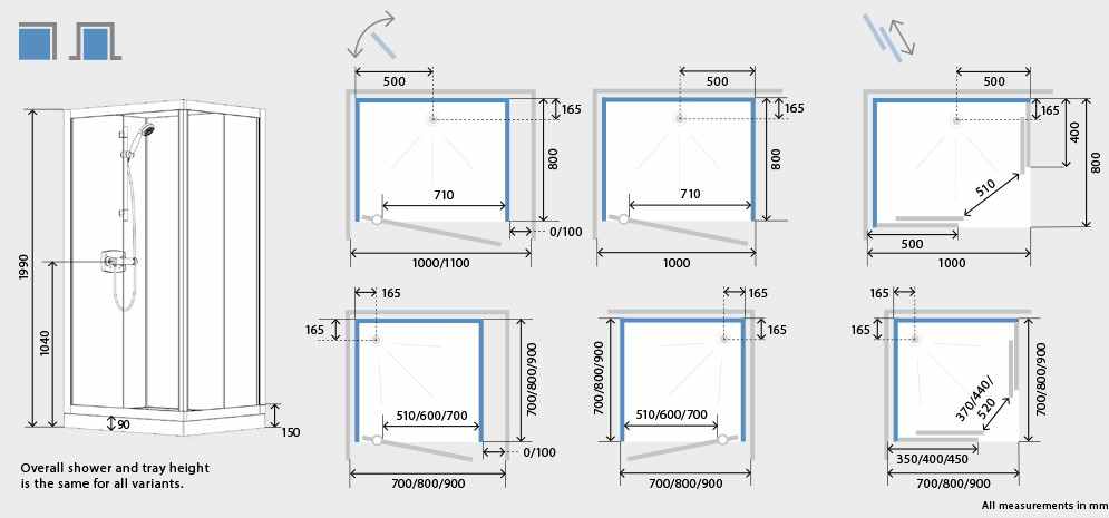 Kinedo Kineprime Glass Sliding Shower Pod - 900 x 900mm