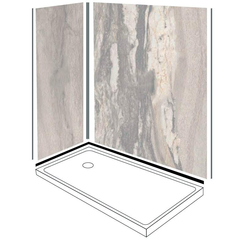 Multipanel Classic Over Bath Wall Panel Kit | Rubberduck Bathrooms