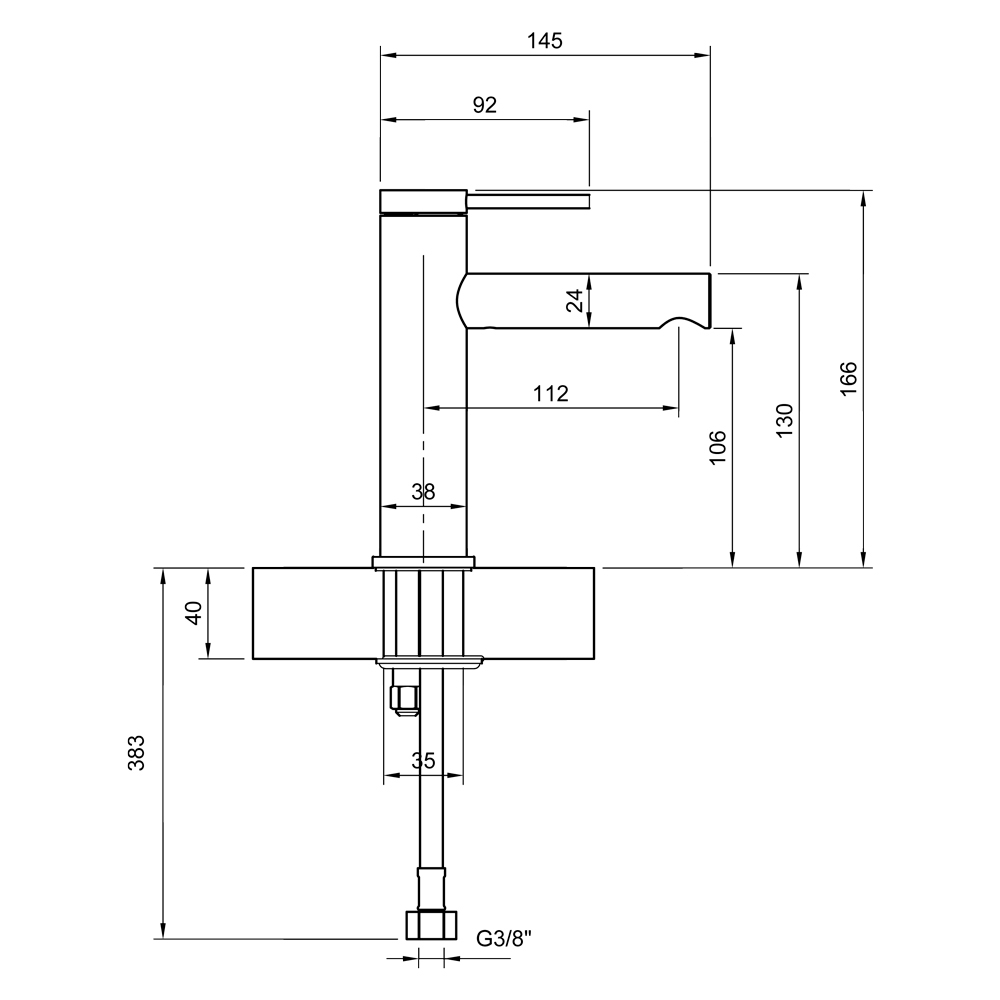 Villeroy & Boch Loop & Friends Single Lever Basin Mixer Chrome ...