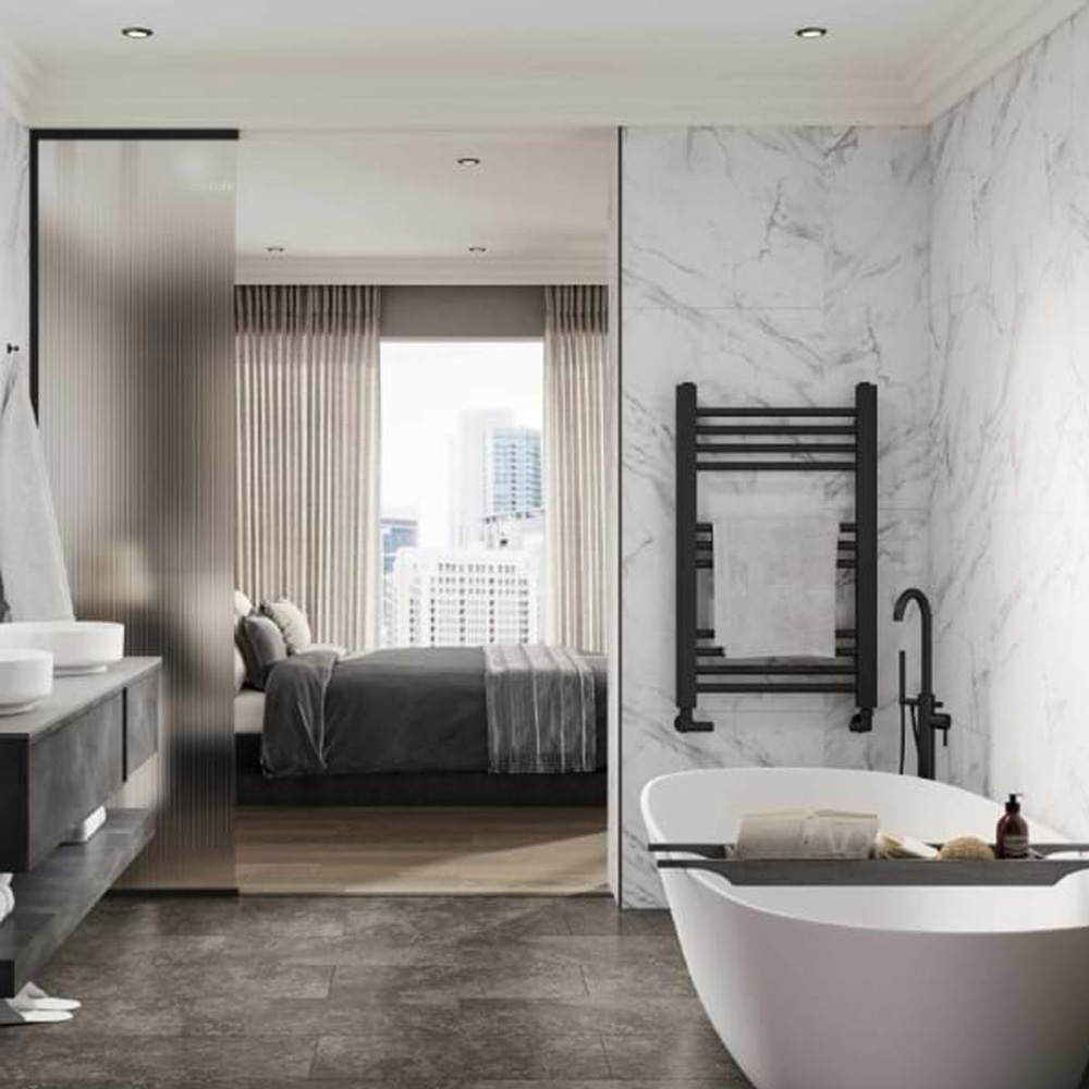 Multipanel Tile XL Offset Crystal Marble Wall Panels