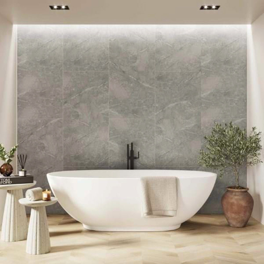 Multipanel Tile XL Offset Valmasino Marble Wall Panels