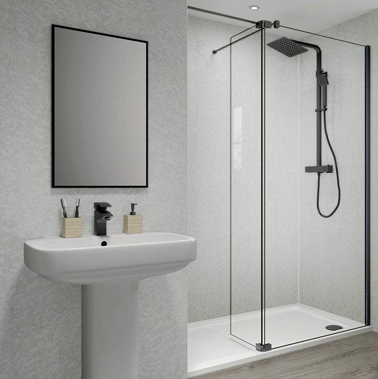 Multipanel Frost White Shower Panels | Rubberduck Bathrooms