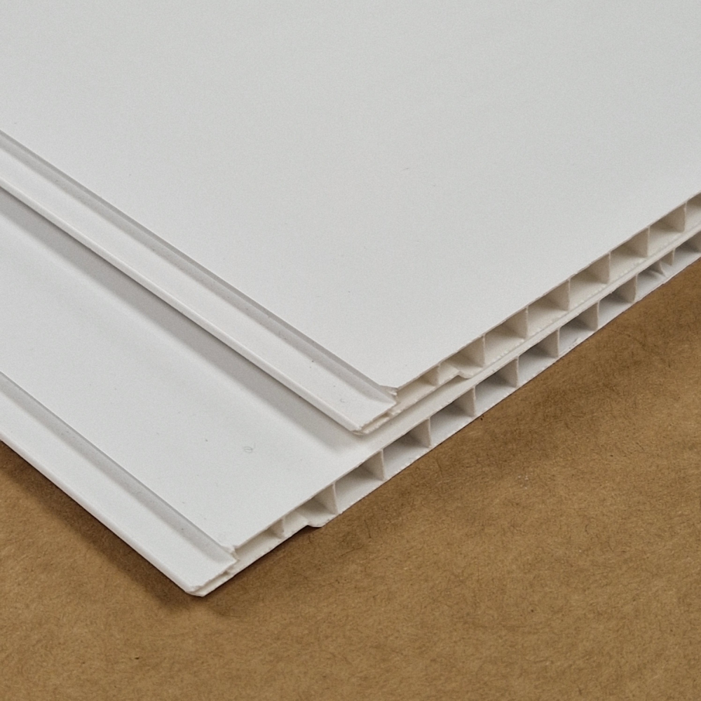 4 Metre Long Ceiling Panels, White Gloss, PVC Cladding 4m (4 pk)