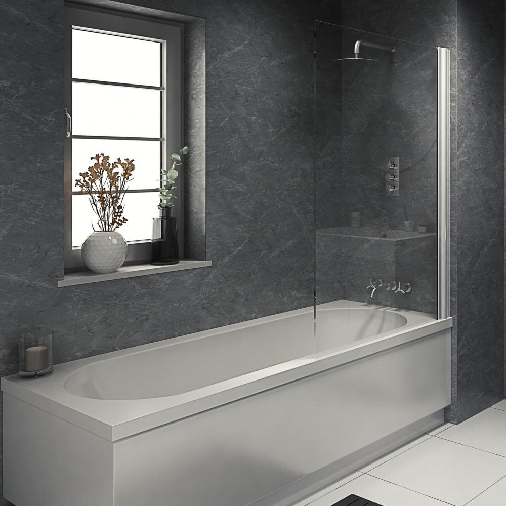 Perform Panel Black Bonito Bathroom Wall Panels By NU Style