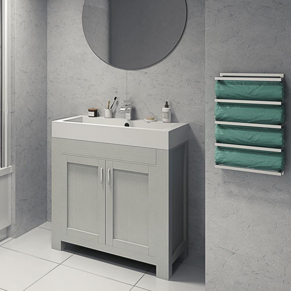 Perform Panel Grey Bonito Bathroom Wall Panels By NU Style