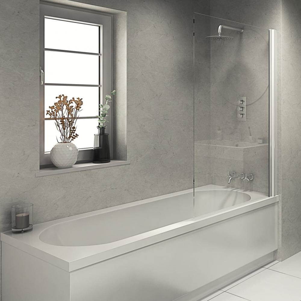 Perform Panel White Bonito Bathroom Wall Panels By NU Style