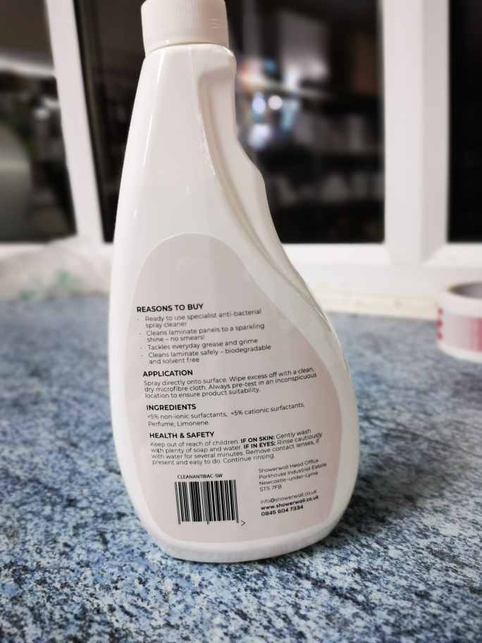 Showerwall Superclean - Antibacterial Cleaner - 500ml - WetWall Shower ...